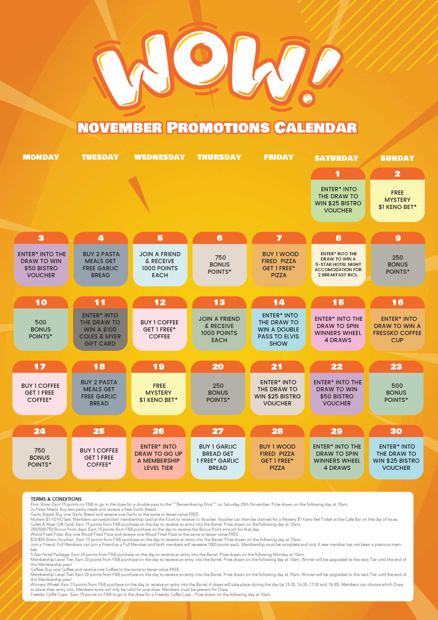 WOW Calendar - Mulgrave Country Club